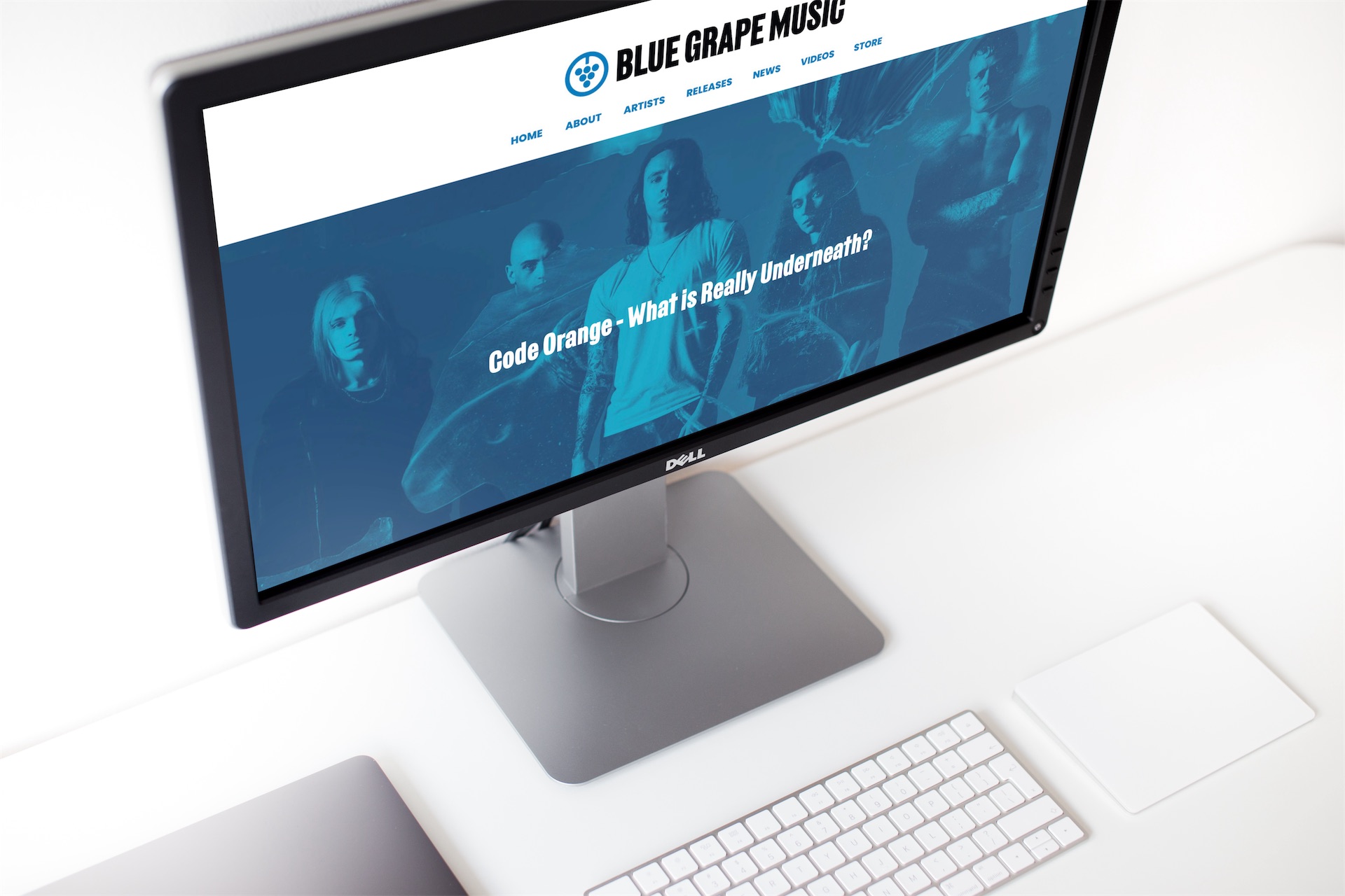 Blue Grape Record Label Website Design | Work | frequency.studio | creative | web | design