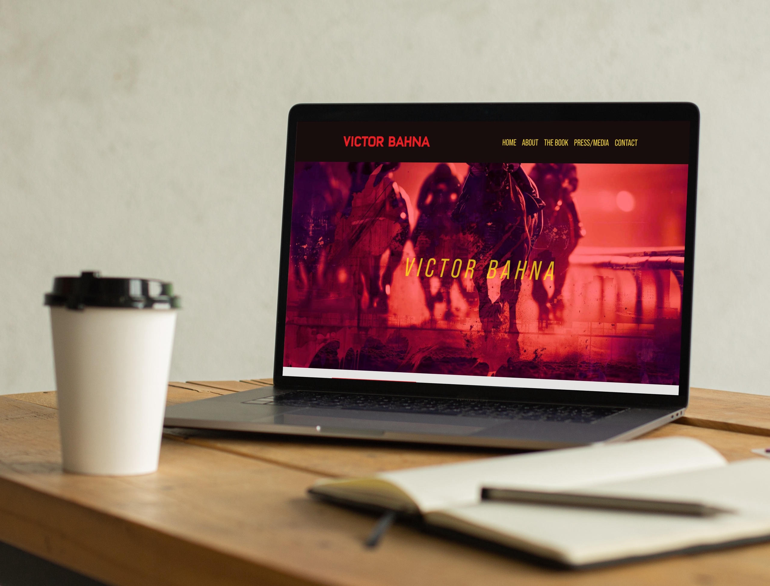 Victor Bahna Author Website | Work | frequency.studio | creative | web ...